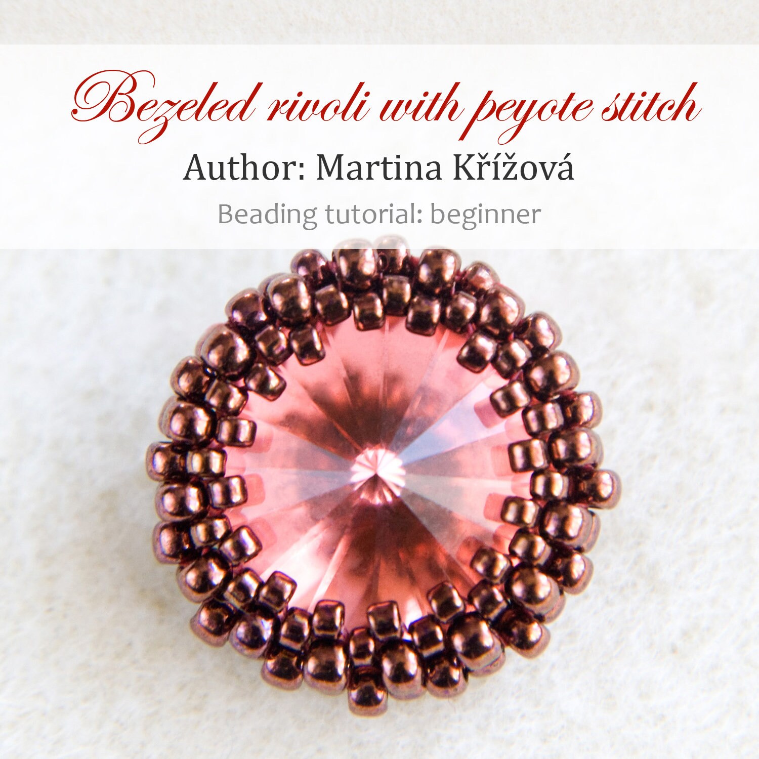 Peyote Bezel, Beading Basics Photo Tutorial for Beginner, Step by Step ...