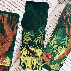 Wildwood Bookmark Series Forest and Nature - Etsy