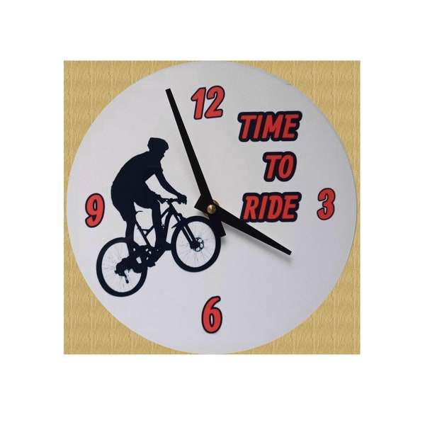 Bicycle Wall Clock - Etsy
