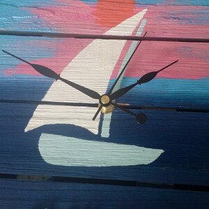 Nautical Sail Away Clock - Etsy