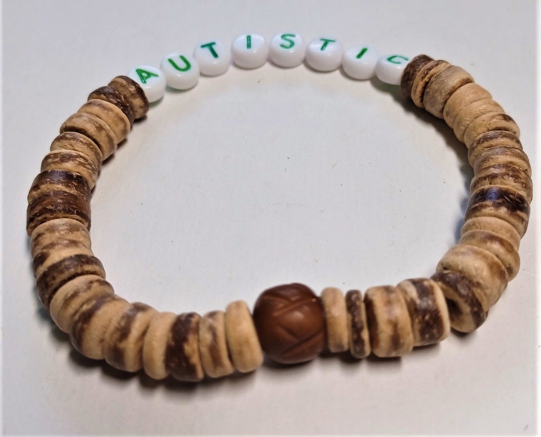 Autistic Awareness Donut Beaded Stretchy Bracelet - Etsy