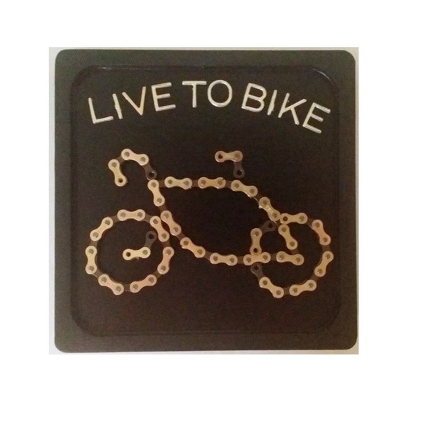 Bike Chain Art - Etsy