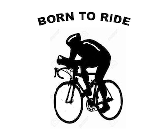 Born to Ride Decal - Etsy