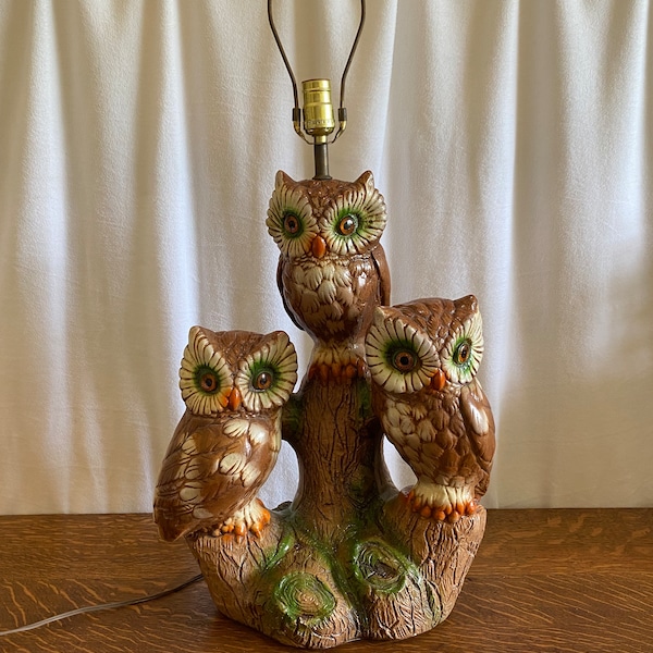 Owl Lamp - Etsy