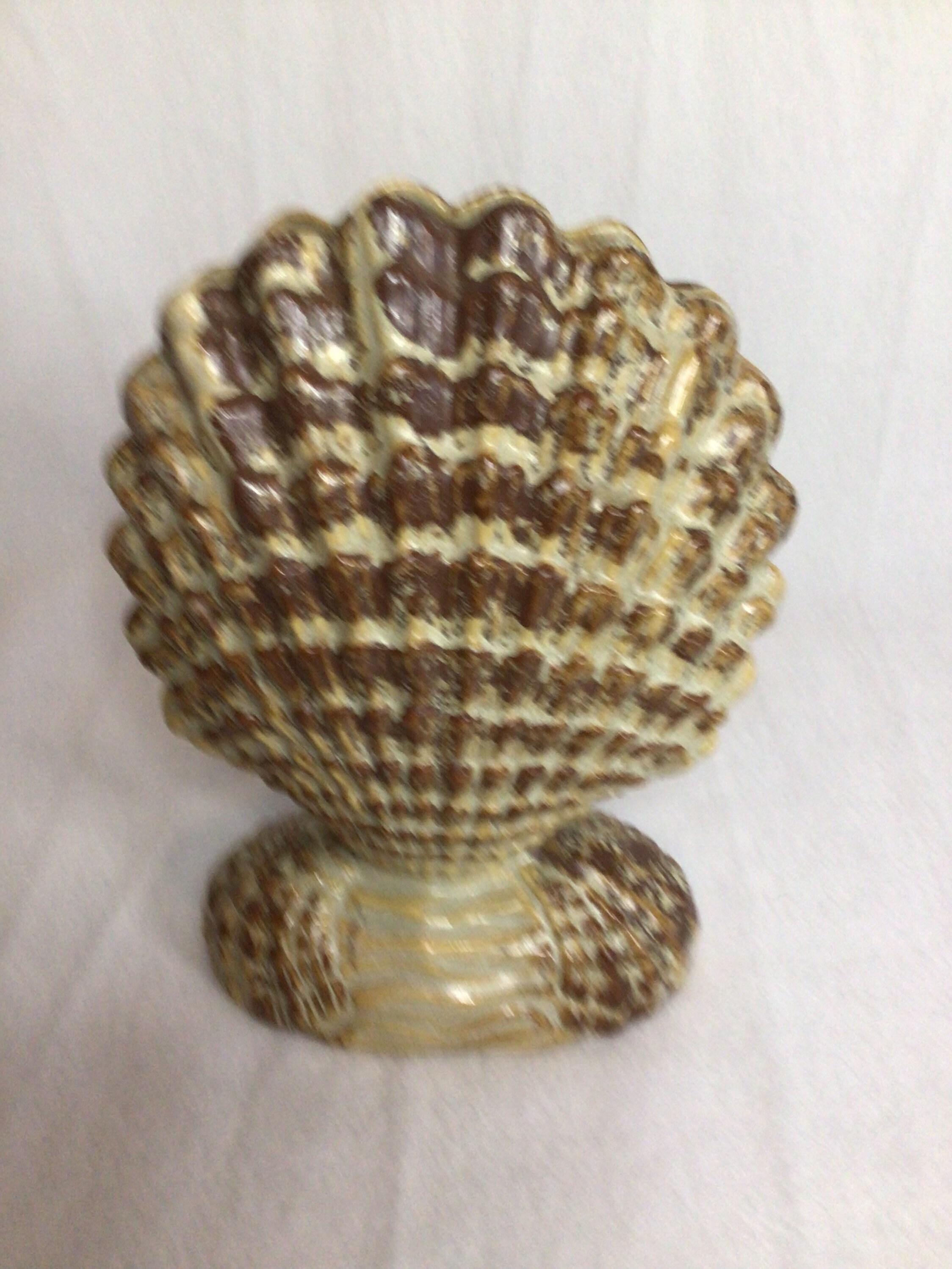Seashell/clam Shell/scallop Vase Glazed Ceramic-made in - Etsy