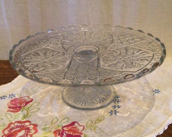 Indiana Glass Cake Stand | Etsy