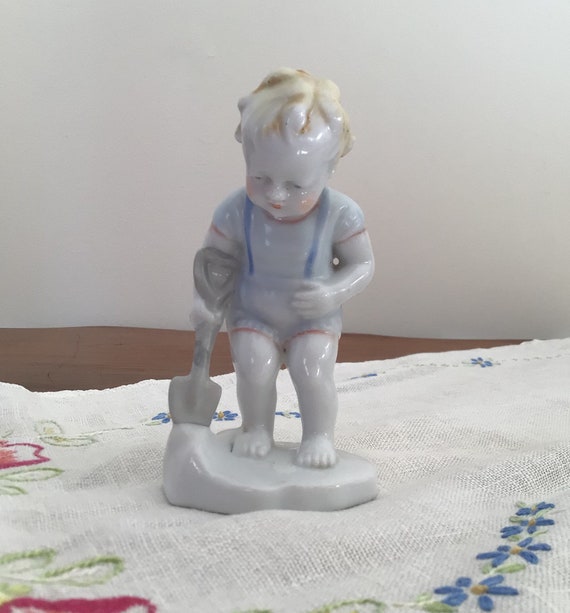 Little Boy Figurine Vintage Made in Japan | Etsy