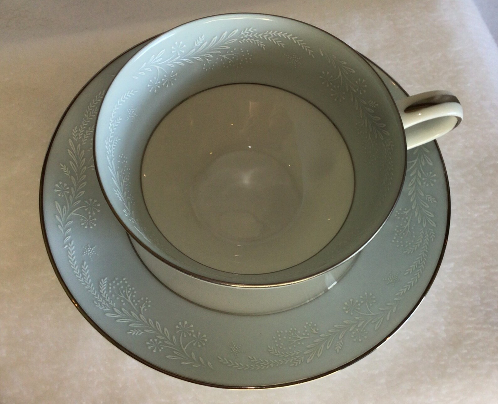 Teacup and Saucer- Noritake China Laureate 5651- Vintage - Etsy