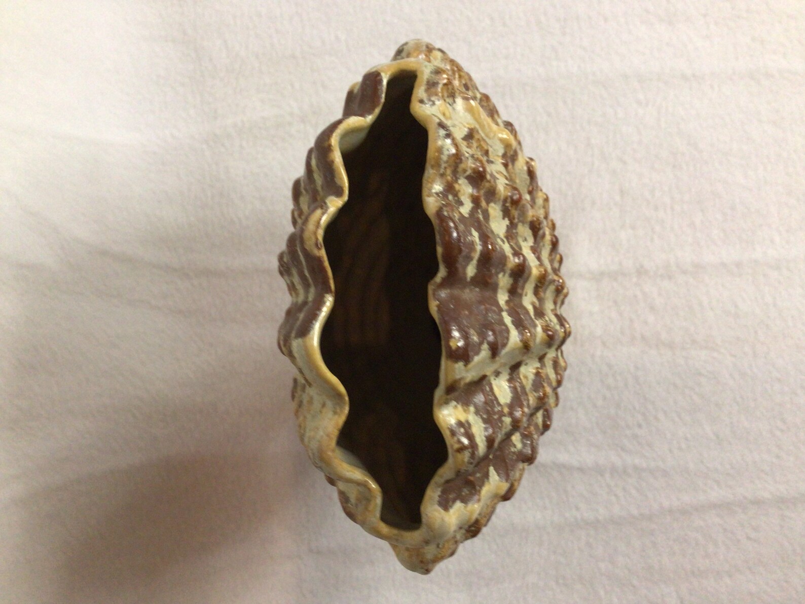 Seashell/clam Shell/scallop Vase Glazed Ceramic-made in - Etsy