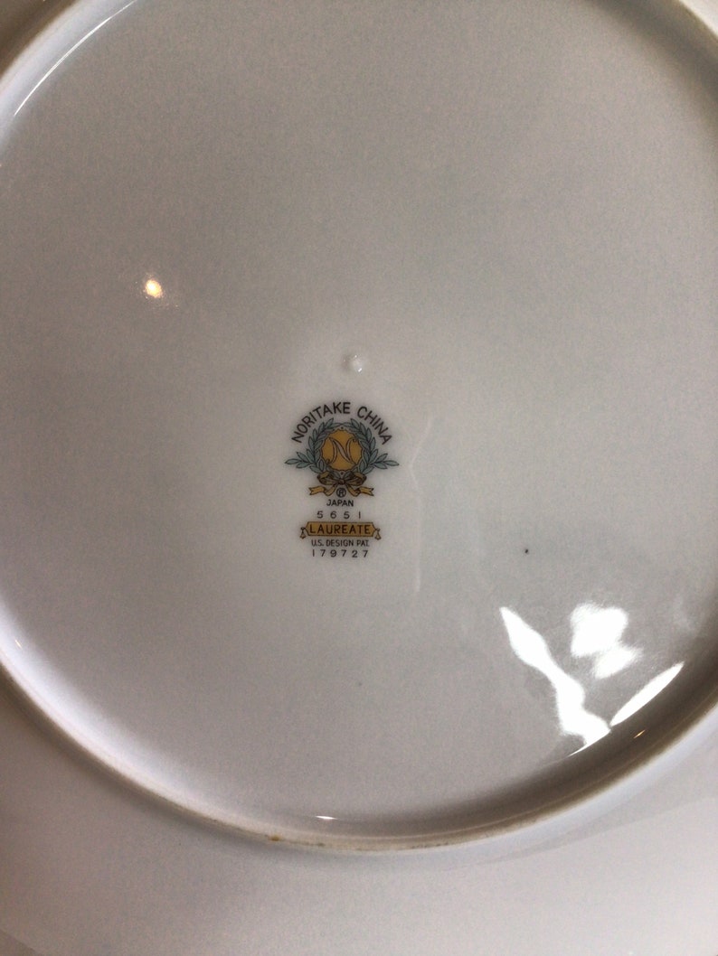 Dinner Plate- Noritake China Laureate 5651- Vintage - Etsy