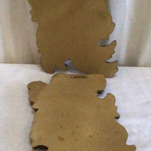 MCM Musical Instruments Wall Plaques/decor- Gold Tone- HODA 1979 Signed ...