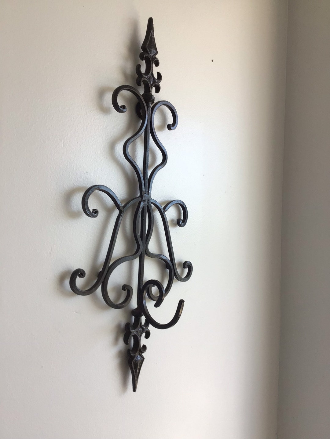Hook Wrought Iron Gothic Industrial Rustic Vintage Black - Etsy
