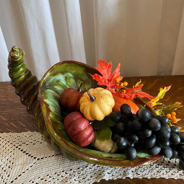 Ceramic Cornucopia - Etsy