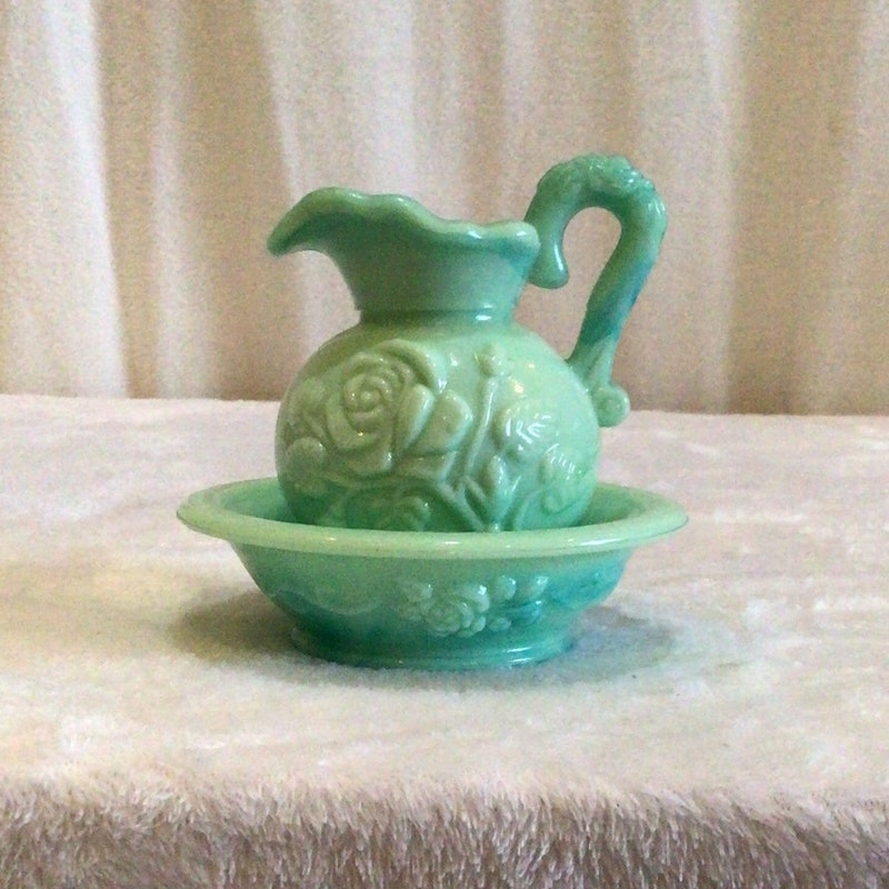 Jadeite Pitcher - Etsy