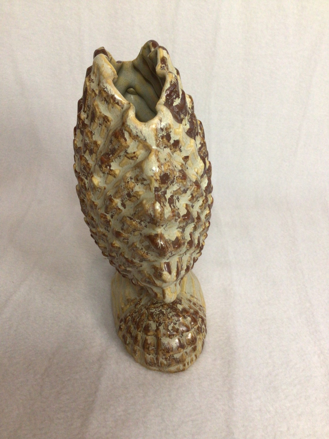 Seashell/clam Shell/scallop Vase Glazed Ceramic-made in - Etsy