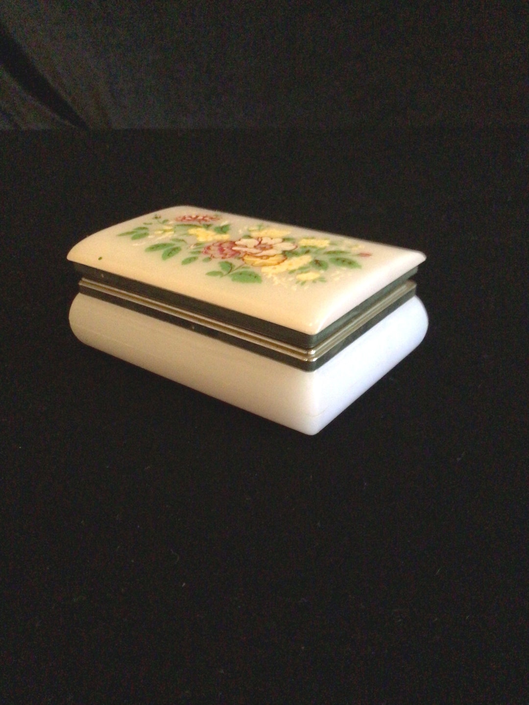 Trinket Box/jewelry Box /vintage/hinged Lid - Etsy