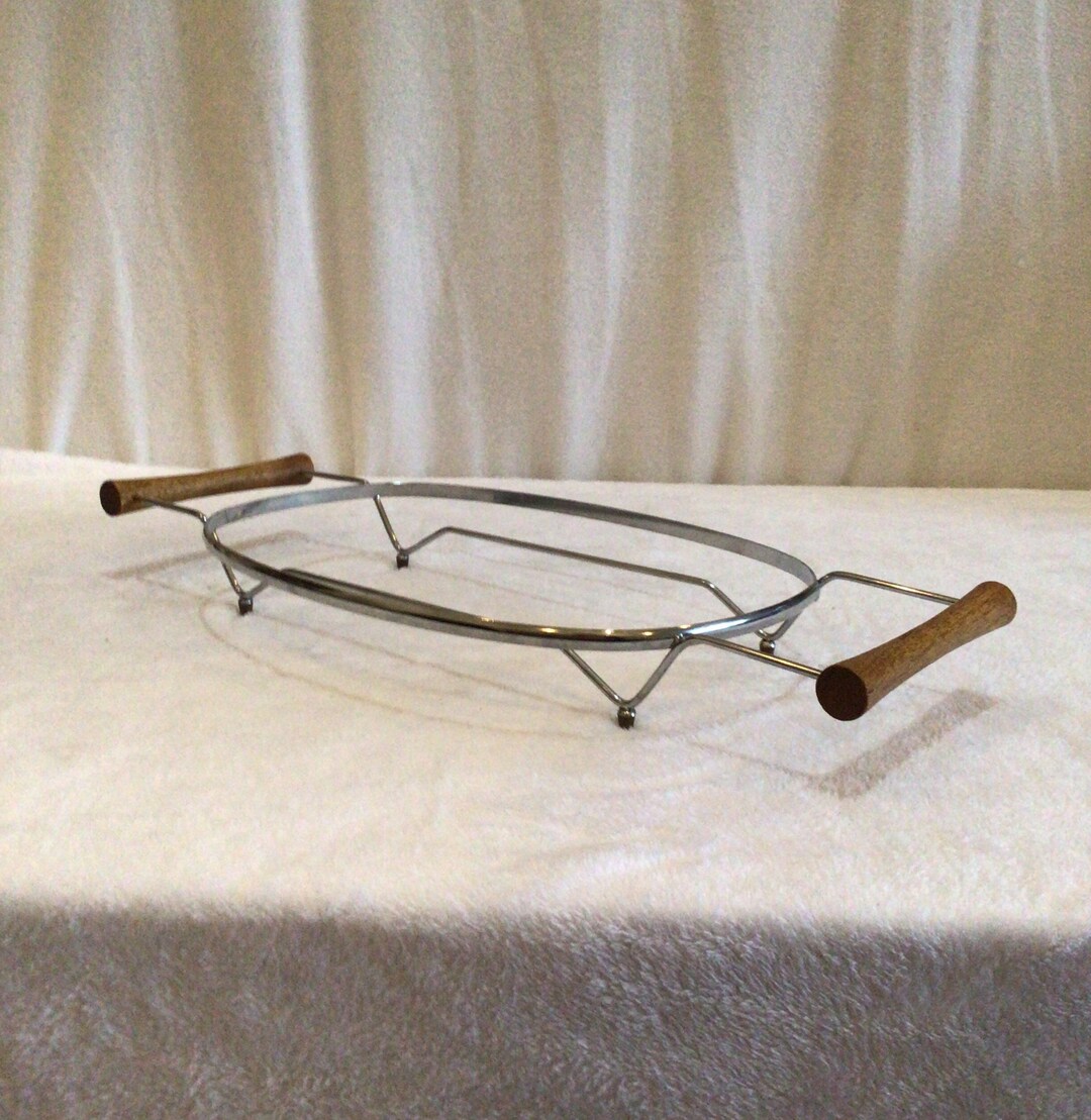 Casserole Caddy - Wood Handles - Mid Century Modern - Etsy