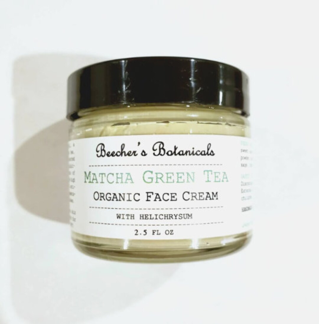 FACE CREAM | Matcha Facial Moisturizer + Eye Cream | Organic Vegan Zero ...