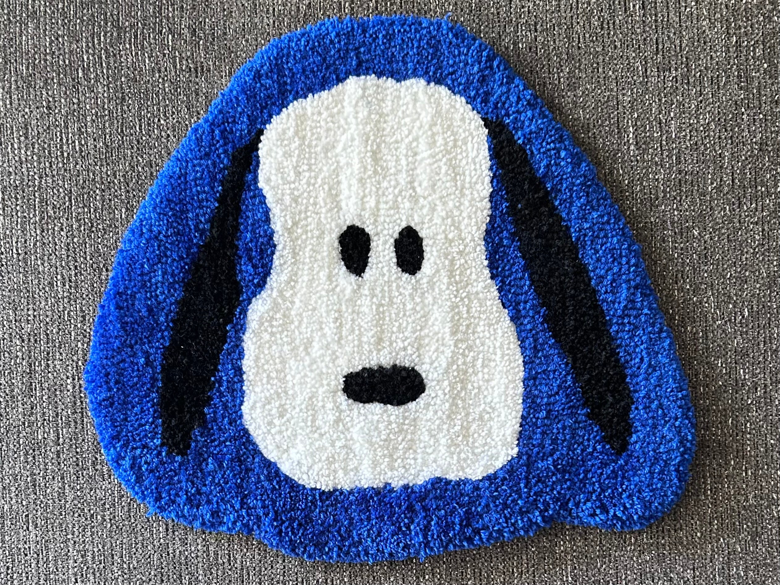 Handmade Tufted Peanuts Comics Snoopy Decorative Rug - Etsy