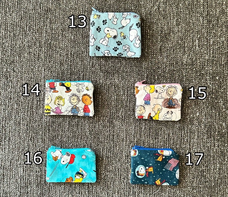 Snoopy Coin Purse Snoopy Pencil Pouch Snoopy Makeup Bag - Etsy