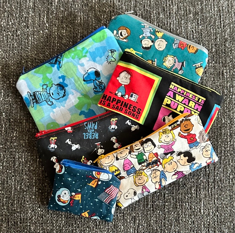 Snoopy Coin Purse Snoopy Pencil Pouch Snoopy Makeup Bag - Etsy