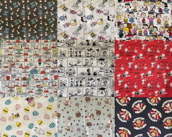 Peanuts Fabric - Etsy