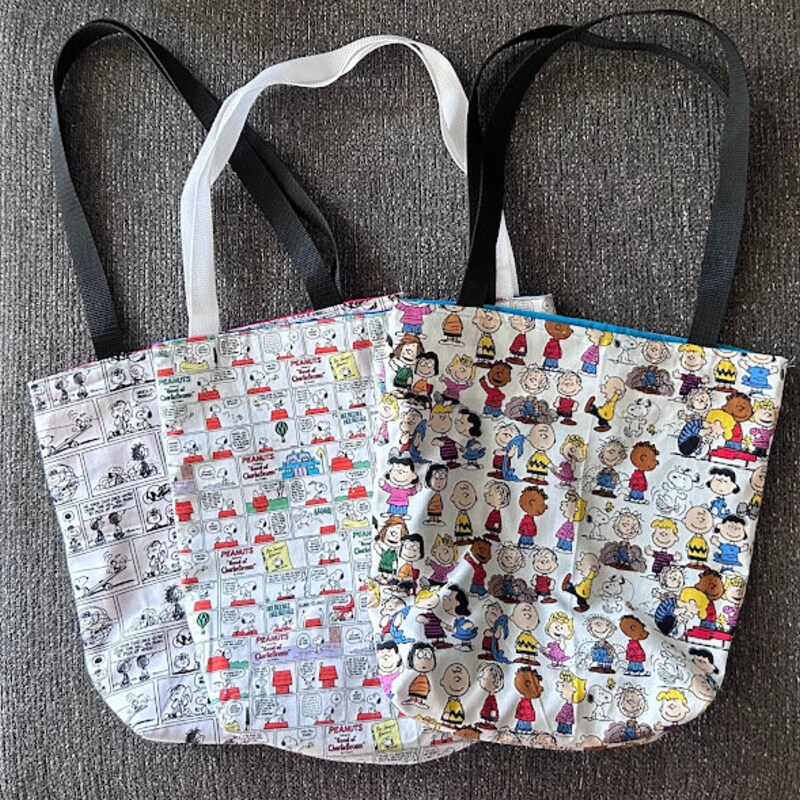 Snoopy Tote Bags - Etsy