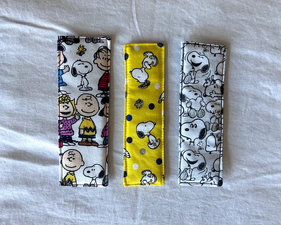 Peanuts Fabric Bookmarks, Snoopy Bookmarks, Fabric Bookmarks - Etsy