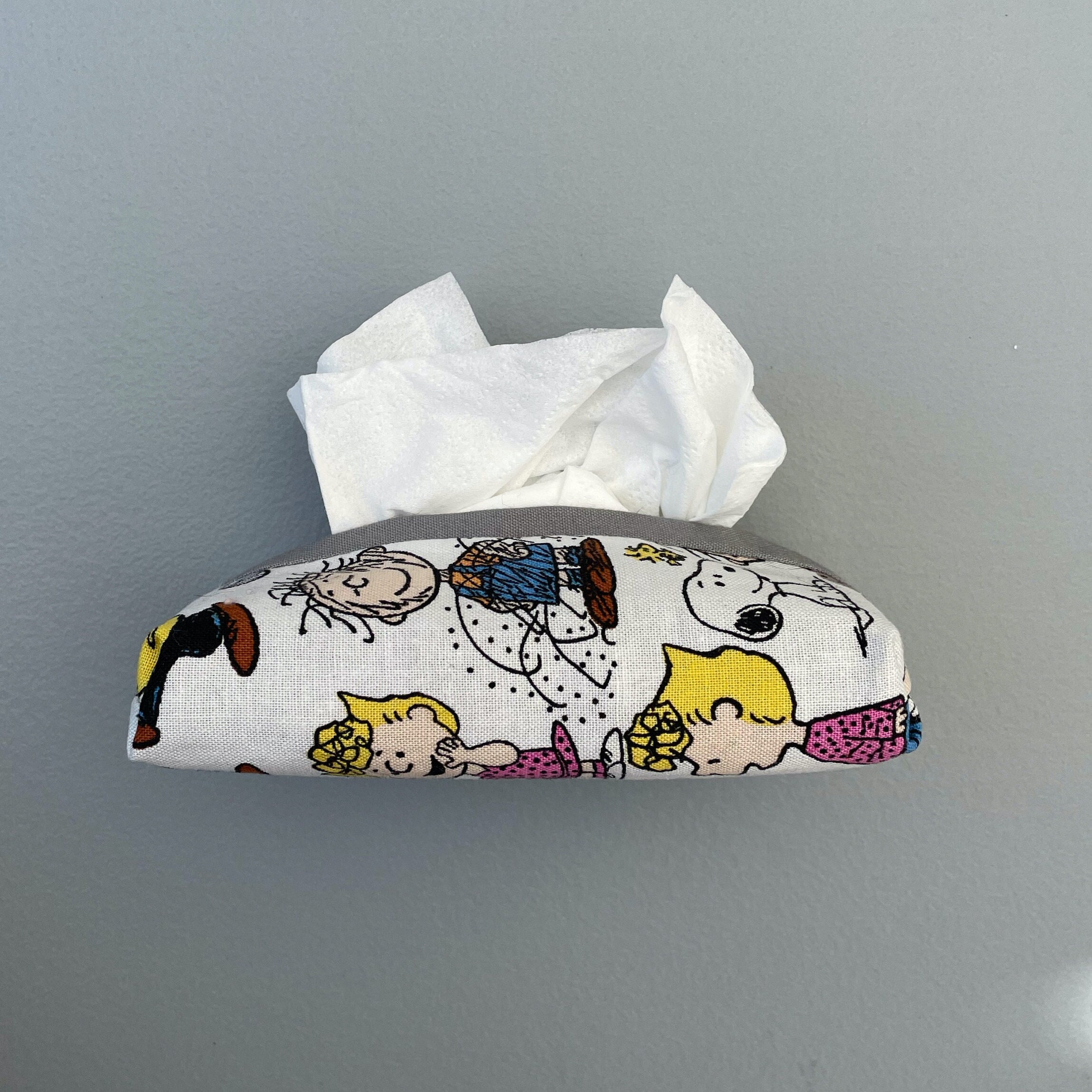 Custom Snoopy/peanuts Themed Tissue Holder - Etsy