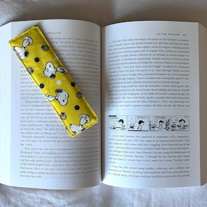 Peanuts Fabric Bookmarks, Snoopy Bookmarks, Fabric Bookmarks - Etsy