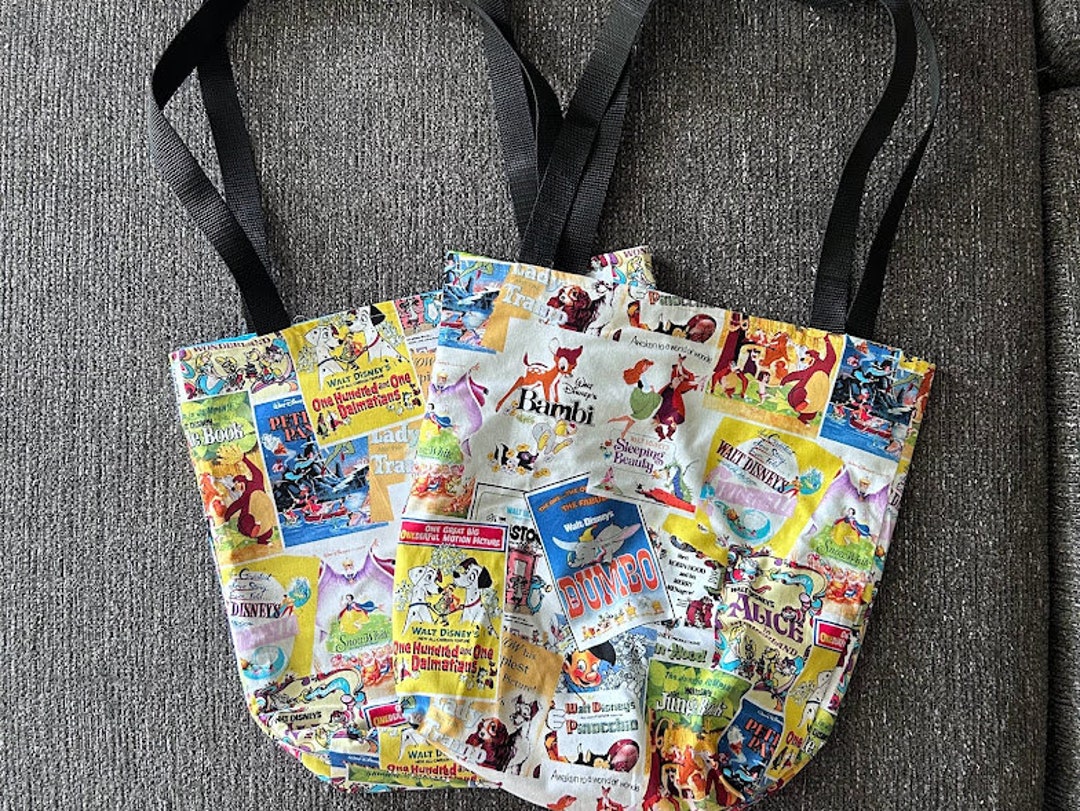 Custom Made Disney/pixar Themed Reusable Tote Bag Disney - Etsy