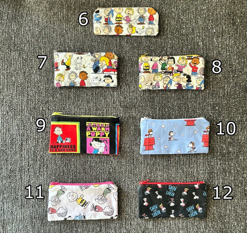 Snoopy Coin Purse Snoopy Pencil Pouch Snoopy Makeup Bag - Etsy