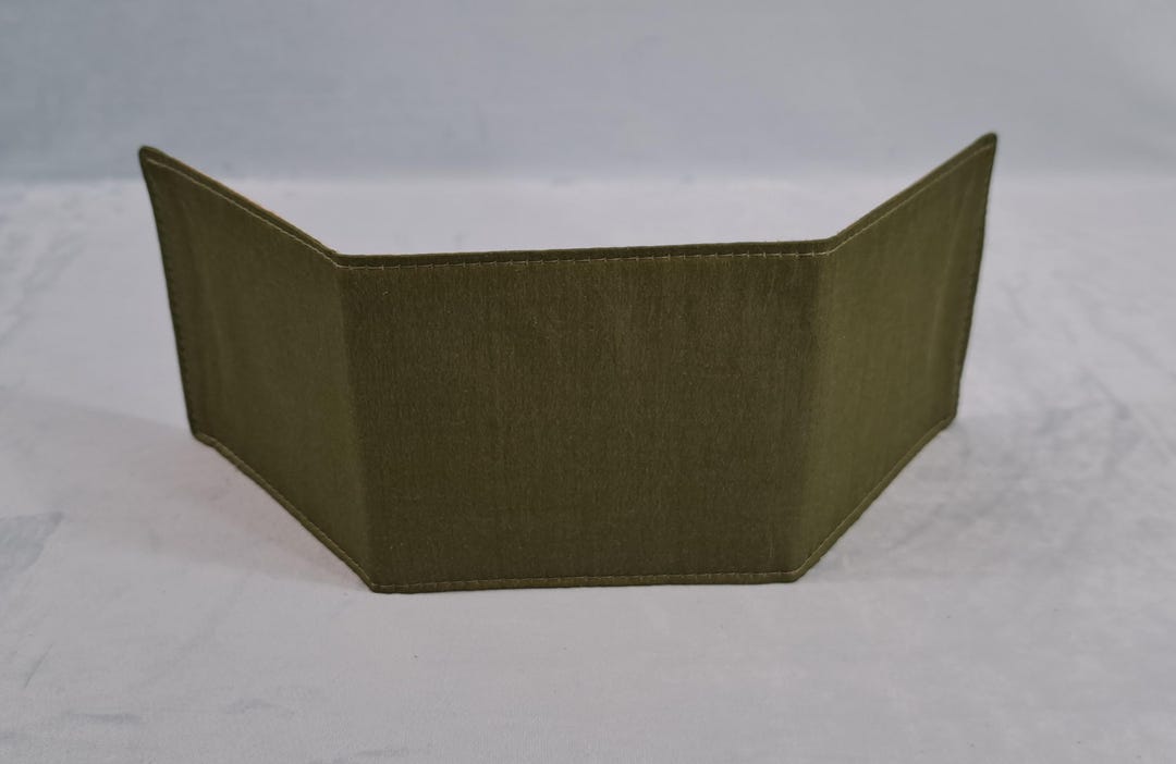 Genuine Silk Mah Jongg Card Cover for Small Card. Olive Green, Cream ...