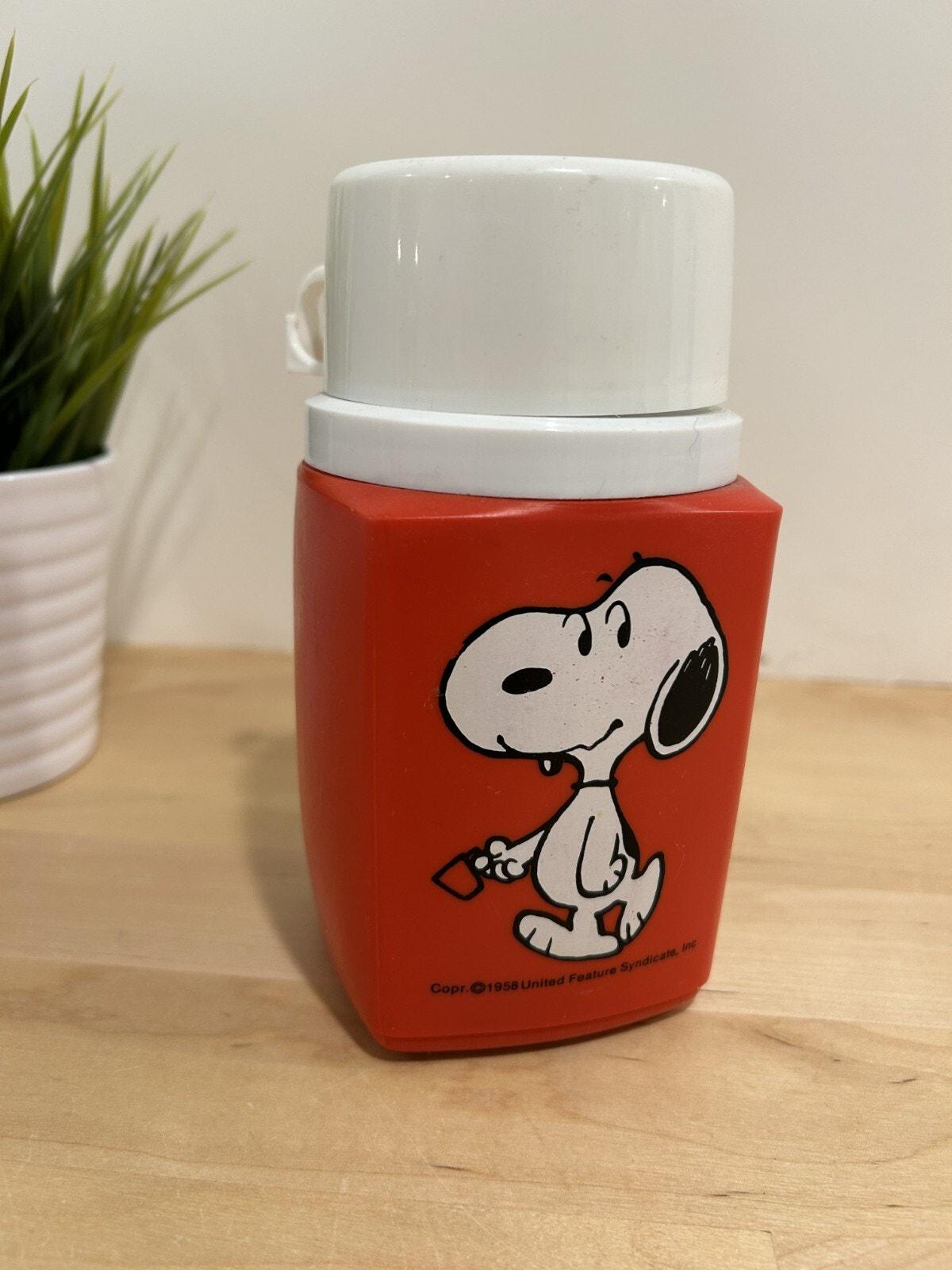 PEANUTS Snoopy THERMOS 1973 Snoopy Peanuts Gang Vintage Memorabilia - Etsy