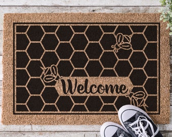 Bumble Bee Door Mat - Etsy