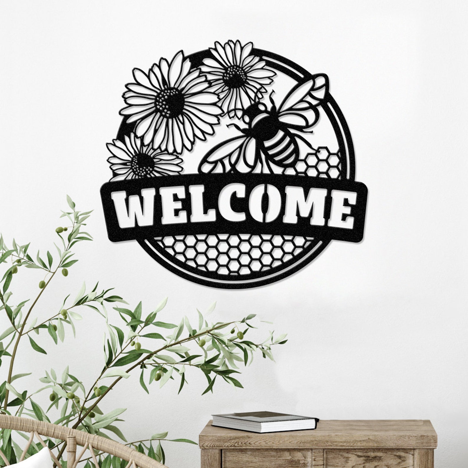 Honey Bee Gifts Customizable BEE Welcome Sign farmhouse - Etsy