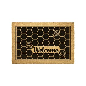Honey Bee Welcome Mat | Hello Summer | Coir Honeybee Doormat | Welcome ...