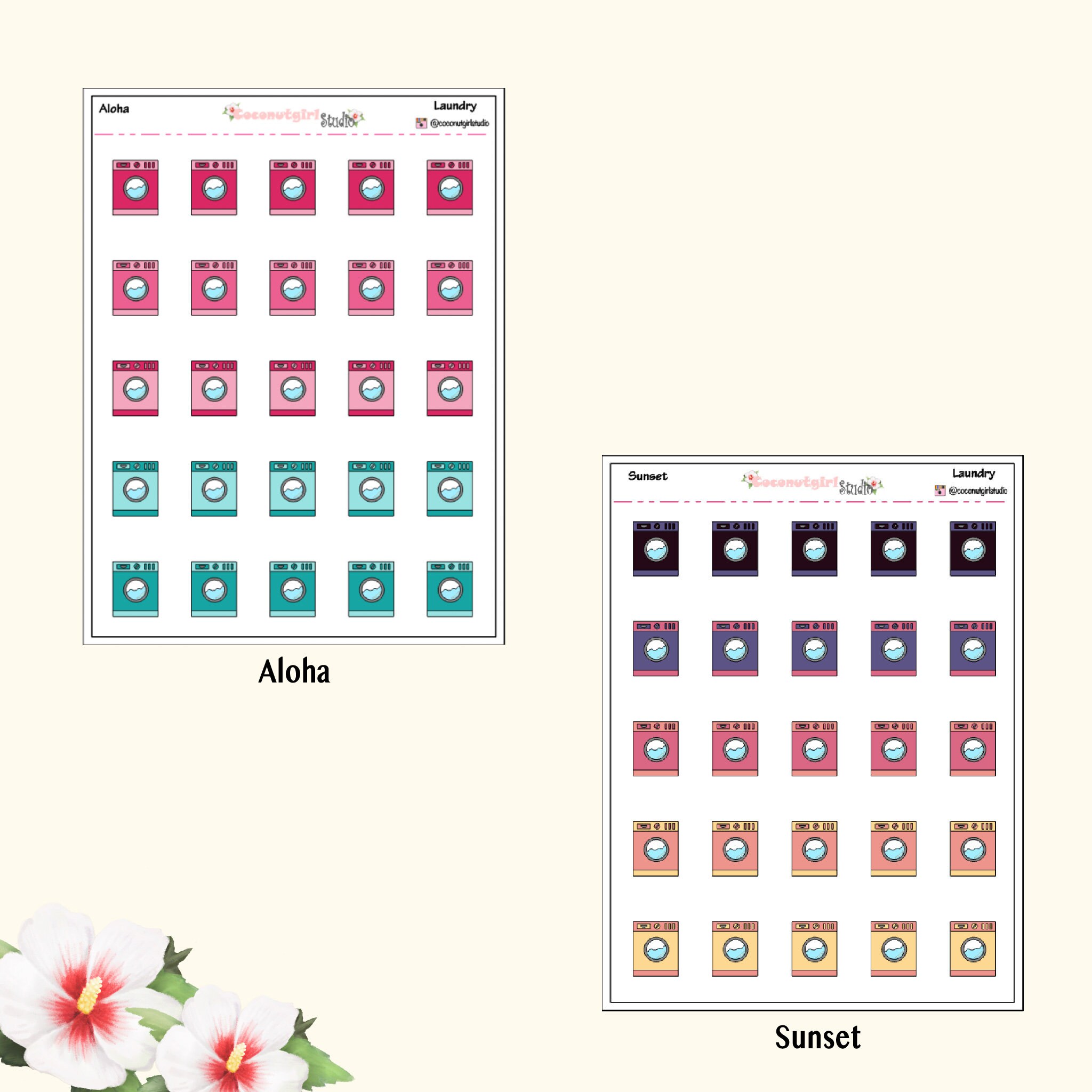 Laundry Reminder Chores Planner Stickers - Etsy