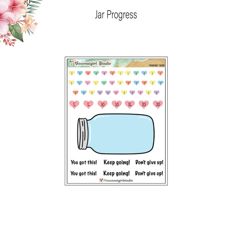 Weight Loss Tracking Planner Stickers – Fitness & Progress Stickers ...