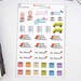School Year Sticker Set 2 Sheets - Etsy