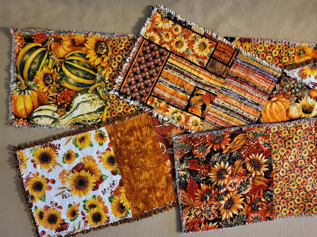 Fall Short Slat Table Runners 9" X 35" Choice of Autumn Prints - Etsy