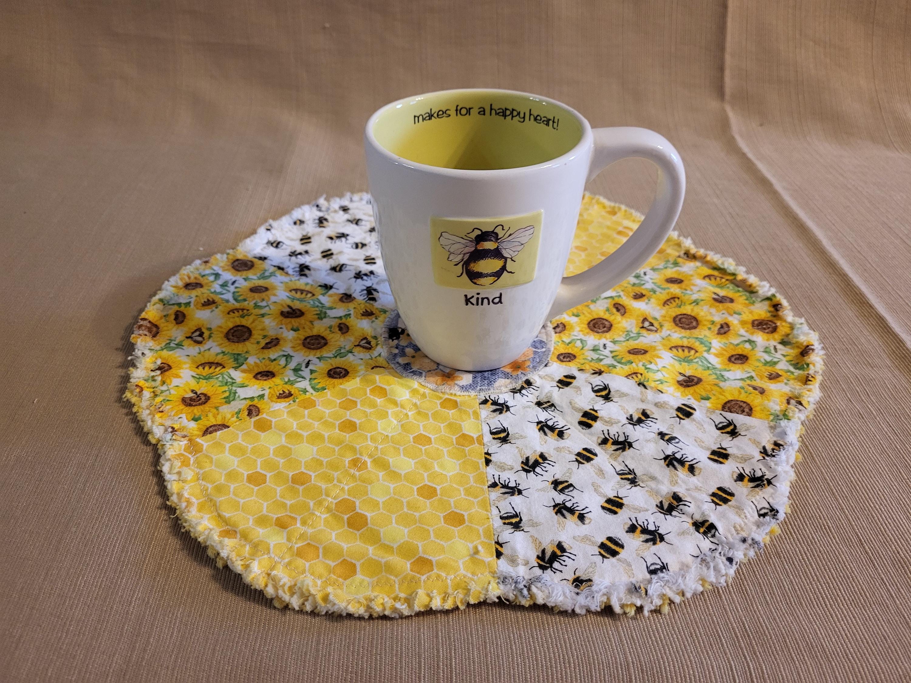 13" Round Rag Quilt Patchwork Centerpieces Place Mats Choice of ...