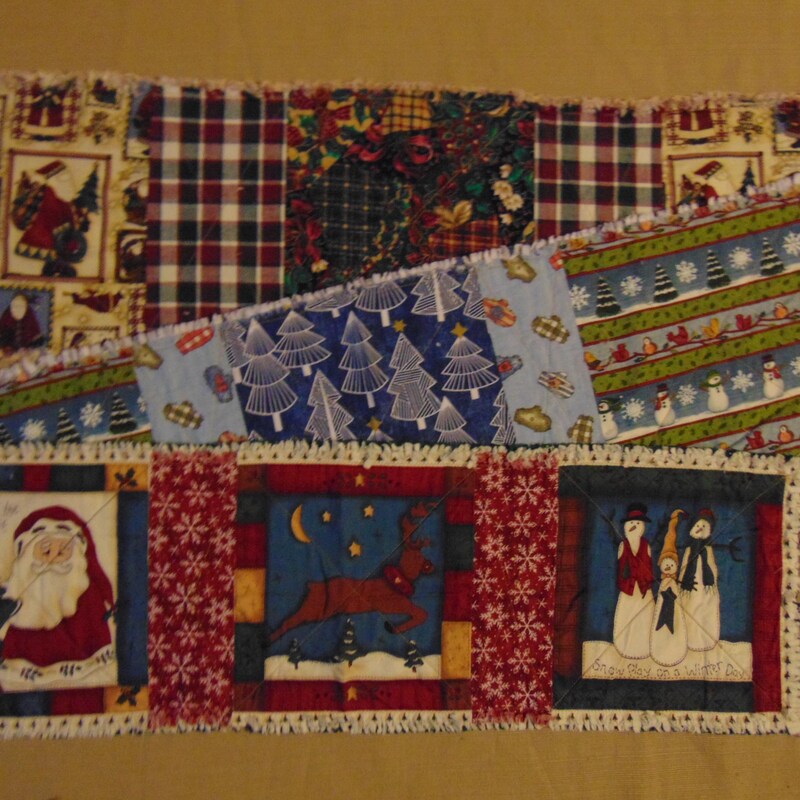 Snowman Rag Quilt - Etsy