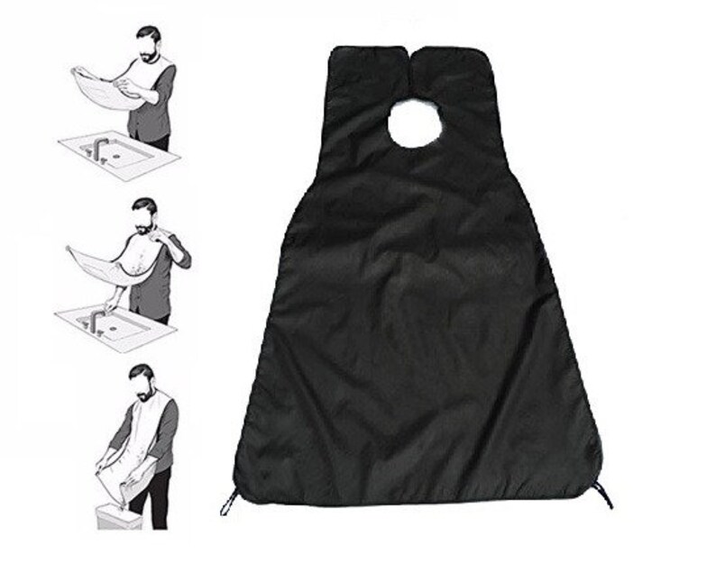 Beard and Moustache Trimming Apron With Handmade Double Sunnah Gift Bag ...