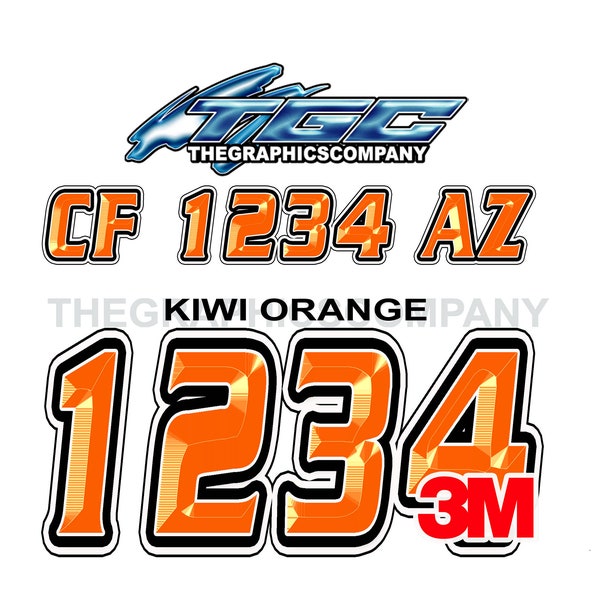 Orange Decals - Etsy