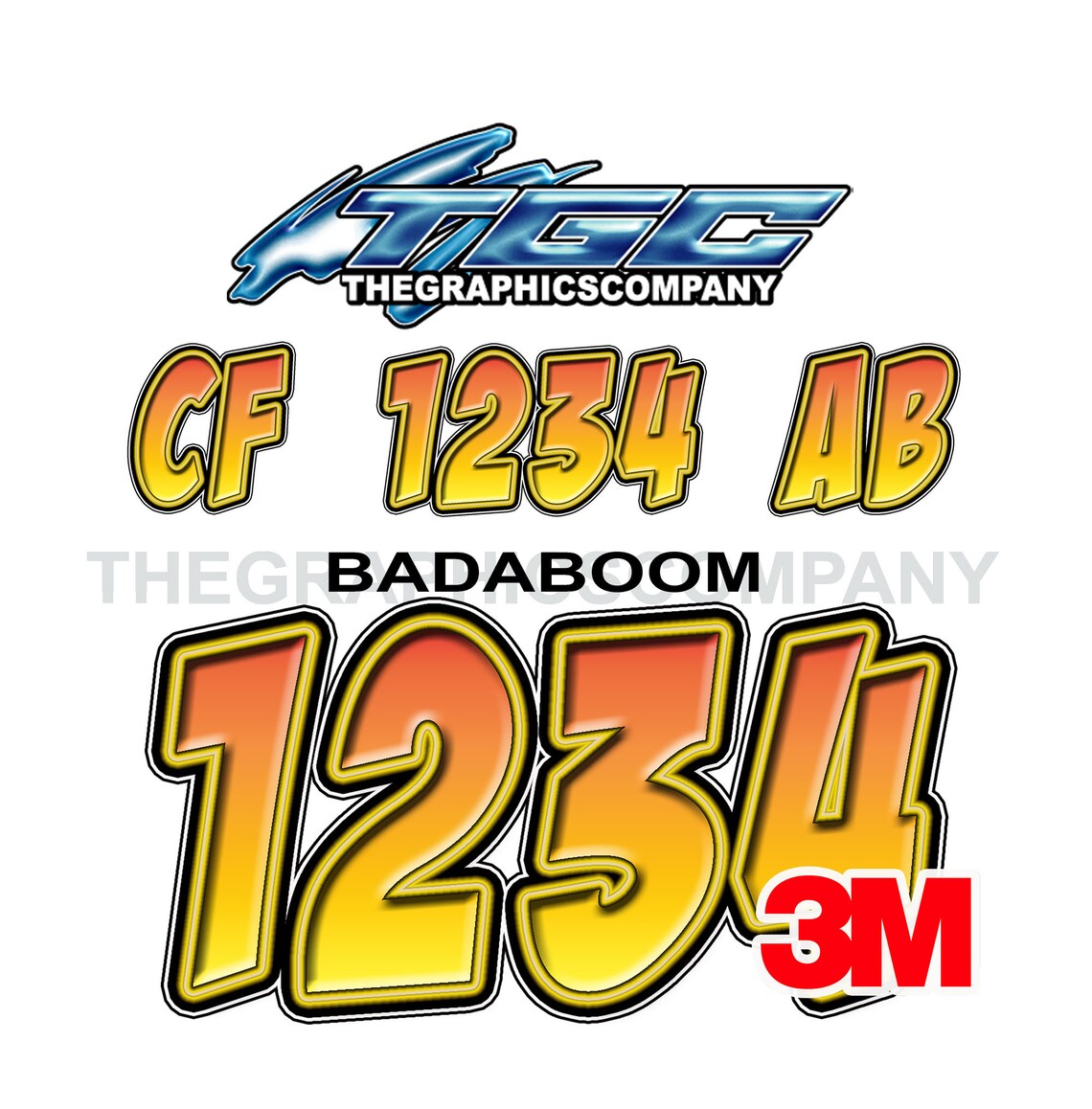 Boat Registration Numbers and Letters Decals and Stickers - Etsy