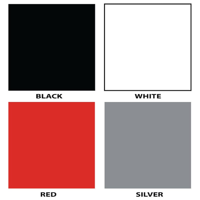 3" Inch Tall Racing Numbers Vinyl Decals Stickers MX ATV Boat Car Truck ...