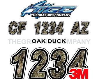 Duck Boat Registration Sticker - Etsy