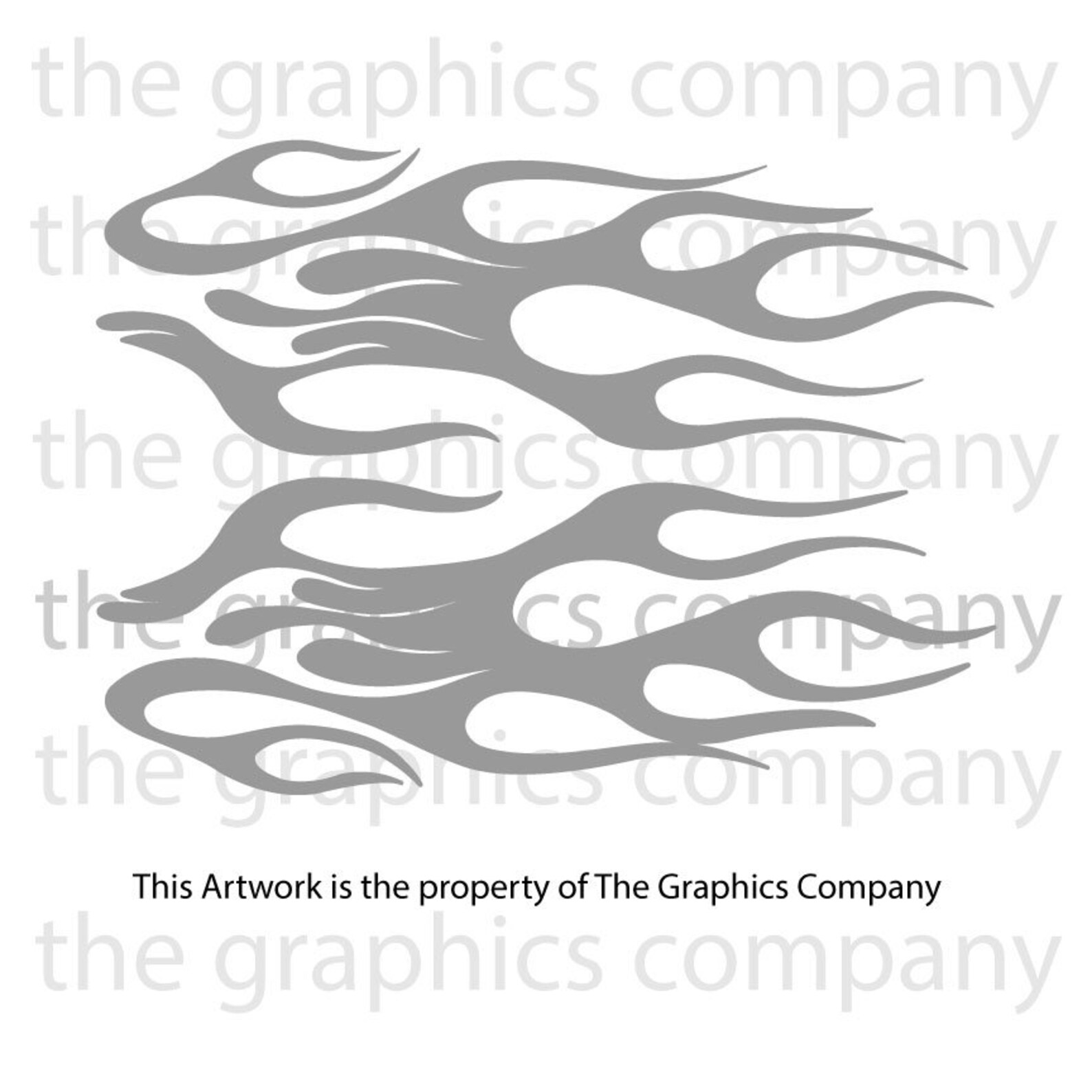 Flame Decals Stickers Graphics. the Size List is for One of - Etsy