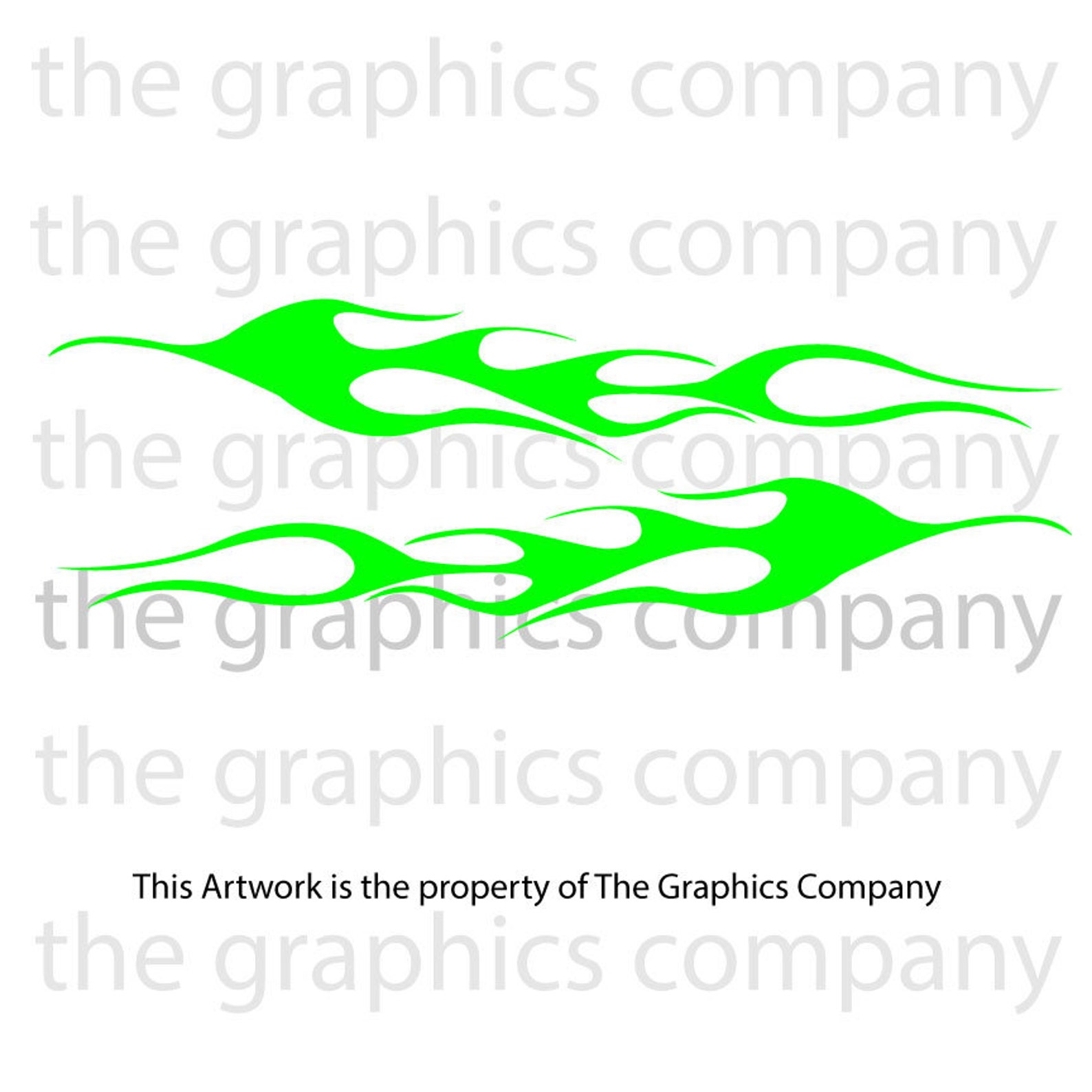 Flame Decals Stickers Graphics. the Size List is for One of - Etsy